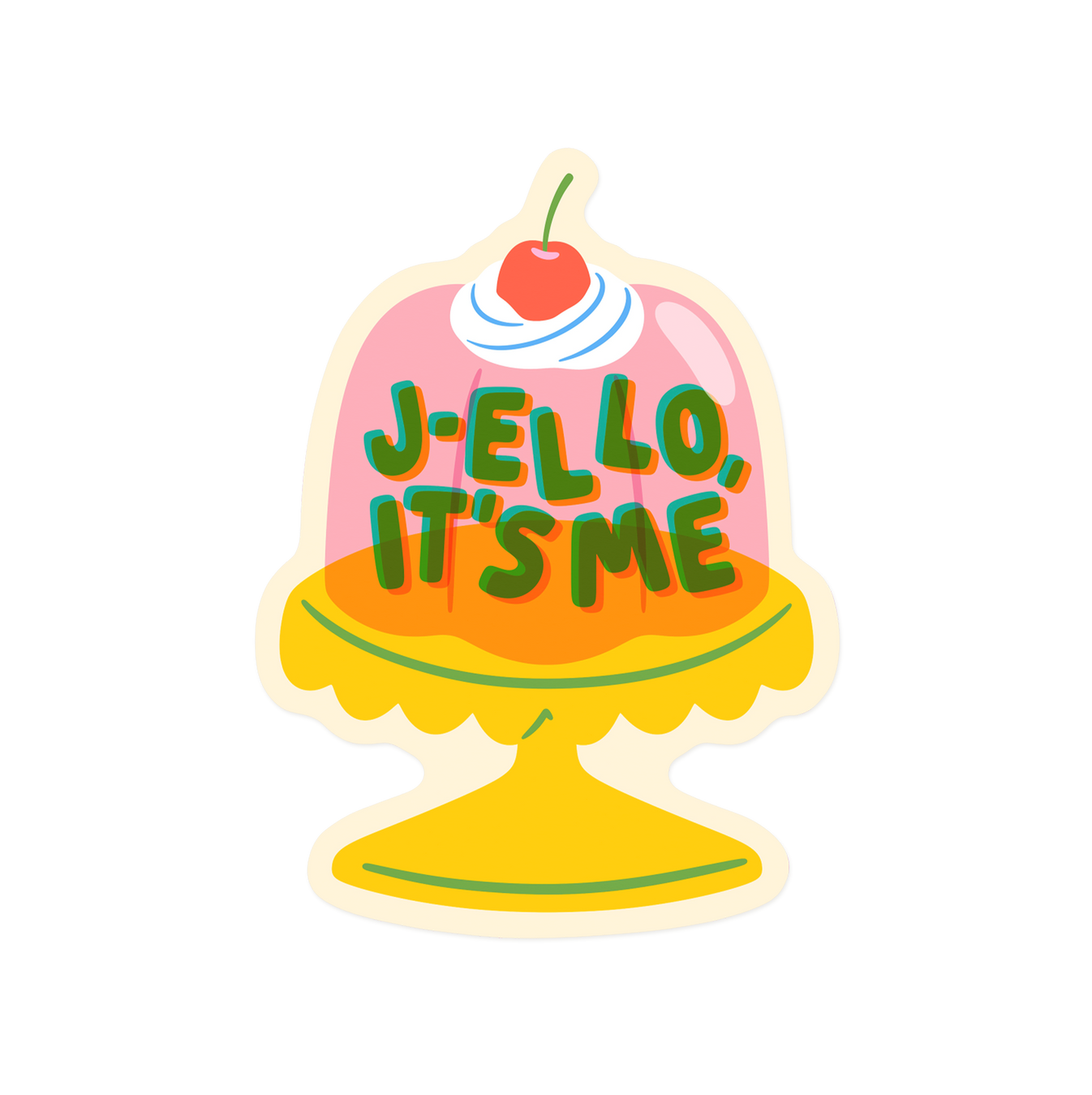 J-ello It's Me Gelatin Sticker – KANDS.CO